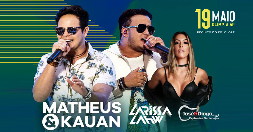 Dupla Matheus e Kauan realiza show neste sábado(19) no recinto do ... Dupla Matheus e Kauan realiza show neste sábado(19) no recinto do ...
